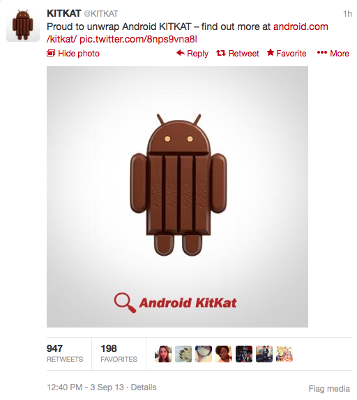 Android Kitkat Screenshot
