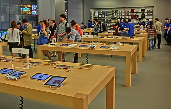 Apple Store Interior Display