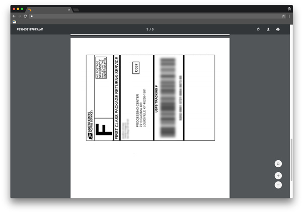 Print Shipping Label: Instructions - Gazelle The Horn